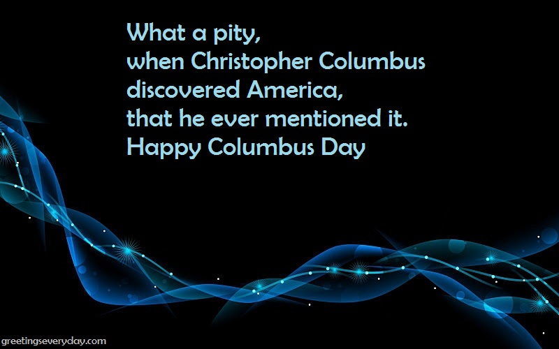 Happy Columbus Day Wishes, Quotes, Greetings, Poems & Cards 2023